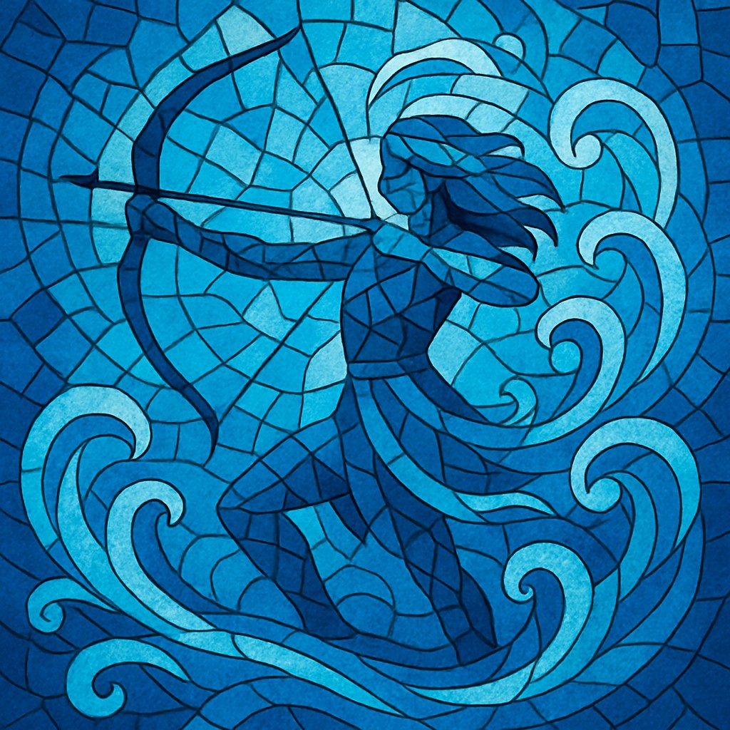 Water Archer Mosaic – MoriiHub